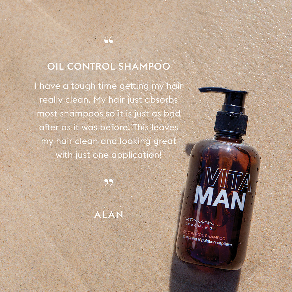 VITAMAN Oil Control Shampoo 250ml - gentle, deep clean for oily hair ...