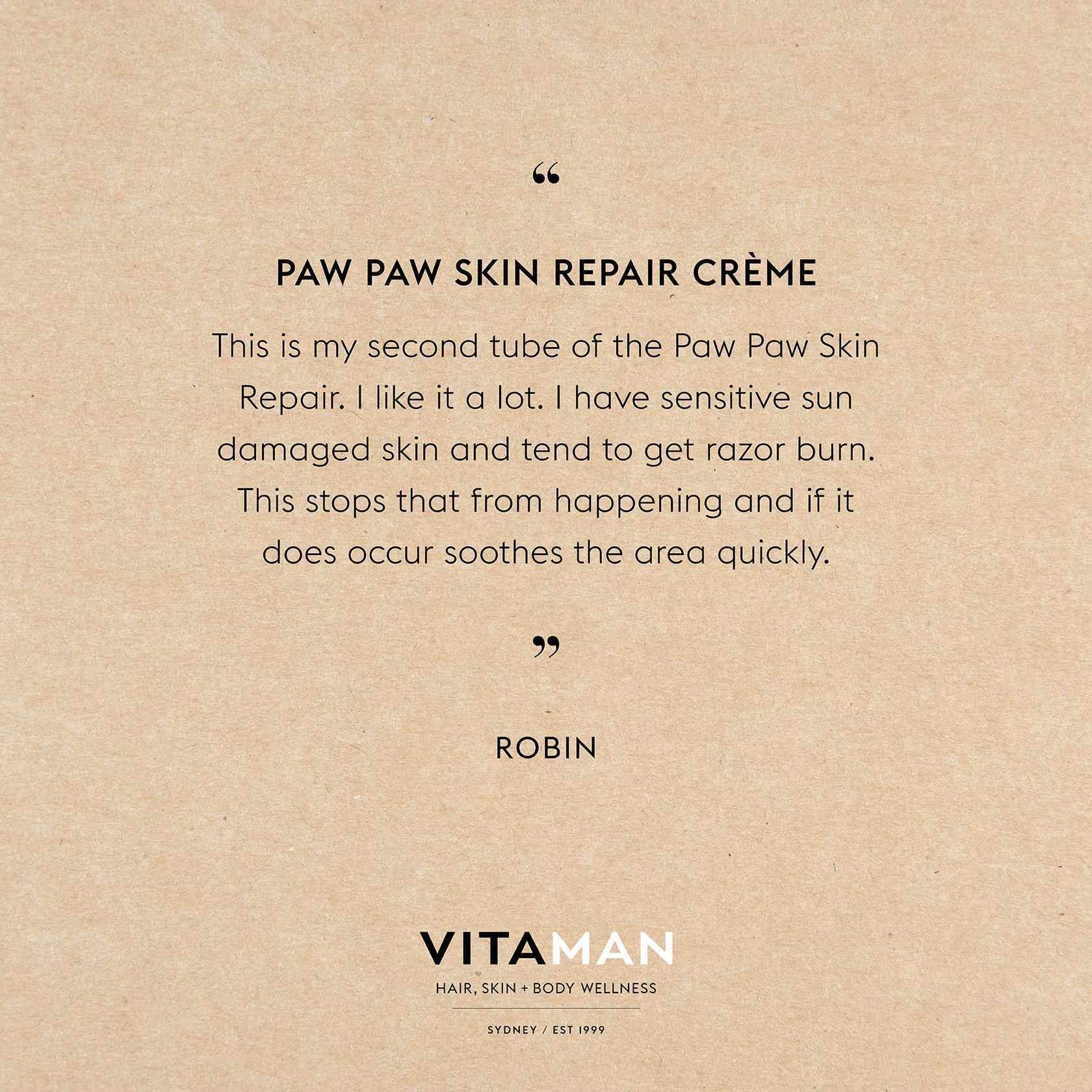 VITAMAN Paw Paw Skin Repair 100ml - repairing cream for dry, cracked ...